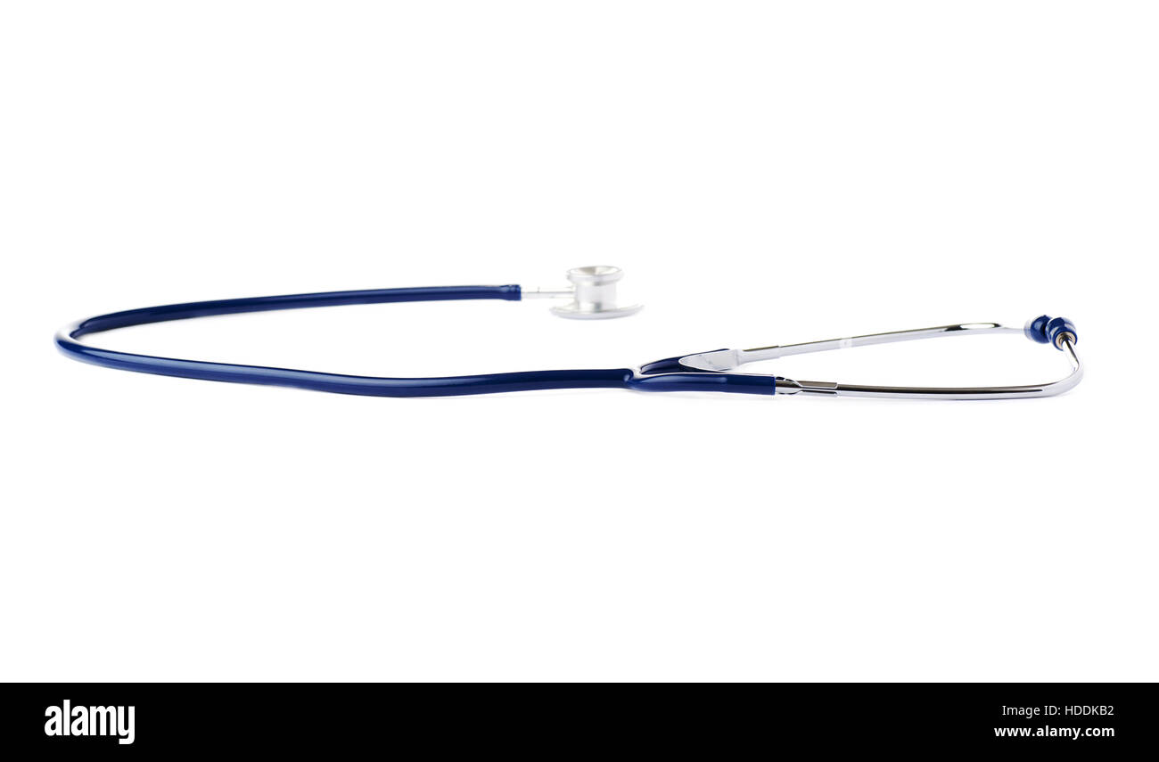 Close up view of stethoscope over isolated white background Stock Photo ...