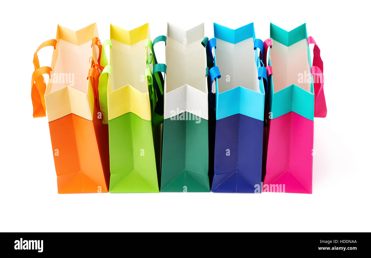 Shopping empty paper bags hi-res stock photography and images - Alamy