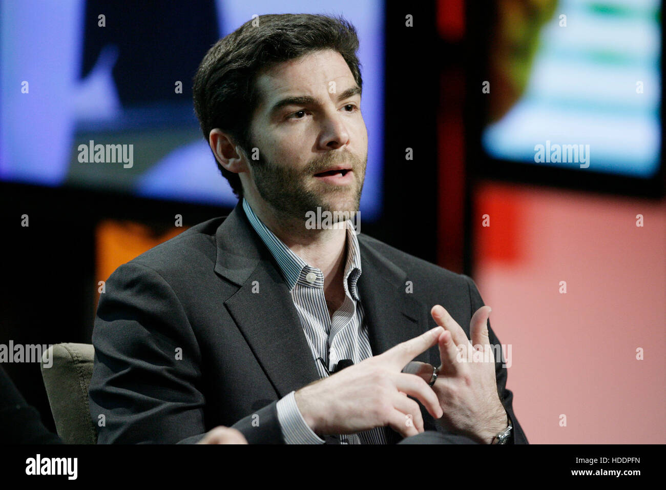 Jeff Weiner, chief executive officer of LinkedIn Corp., speaks during ...