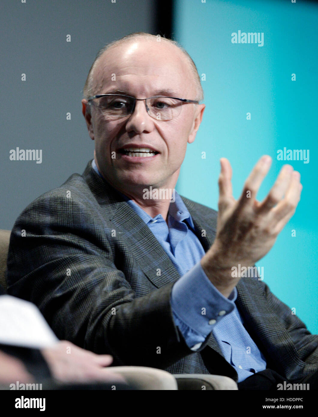 Douglas Leone, a partner with Sequoia Capital Ltd., speaks during the ...