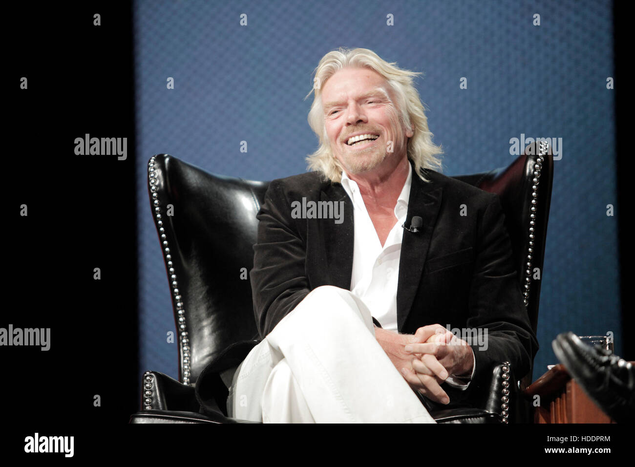 Richard Branson, founder and chairman of Virgin Group Ltd., speaks ...