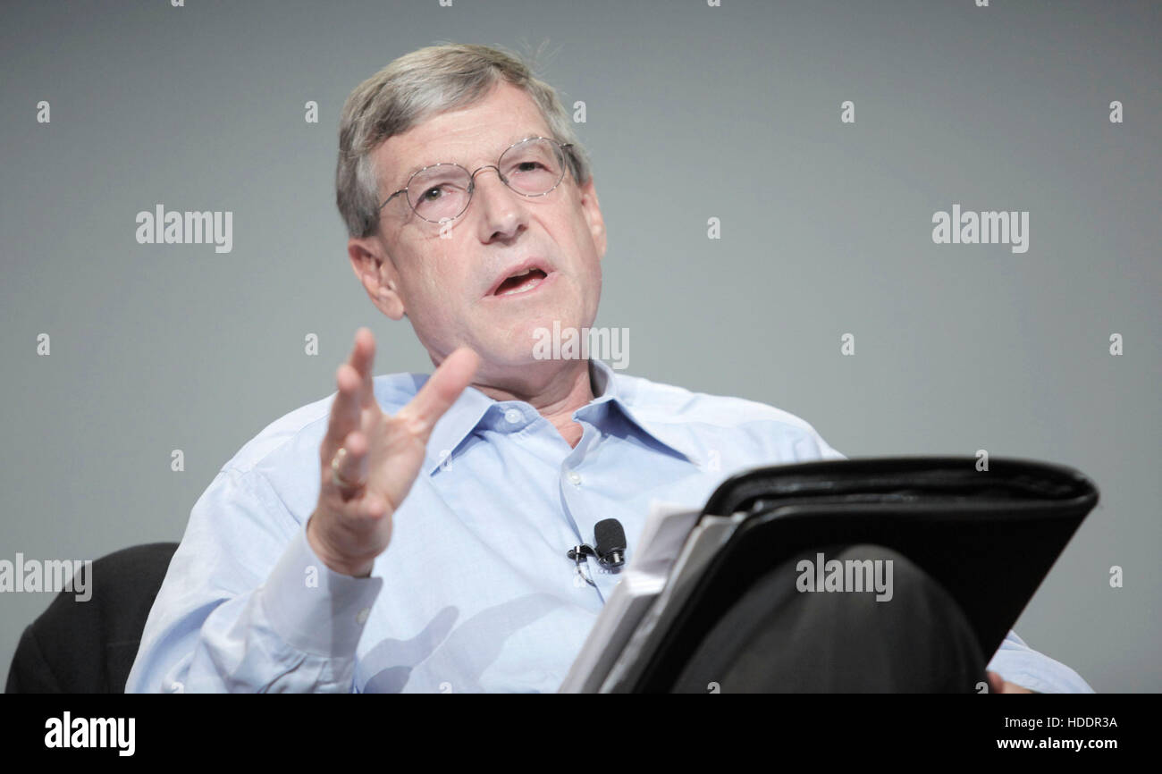 Ken Goldman, chief financial officer of Fortinet Inc. speaks during the ...