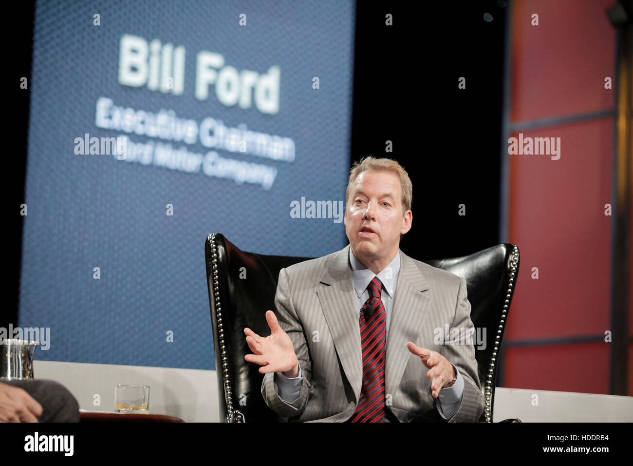 Bill Ford, chairman of Ford Motor Co., speaks during the 2010 Ernst ...