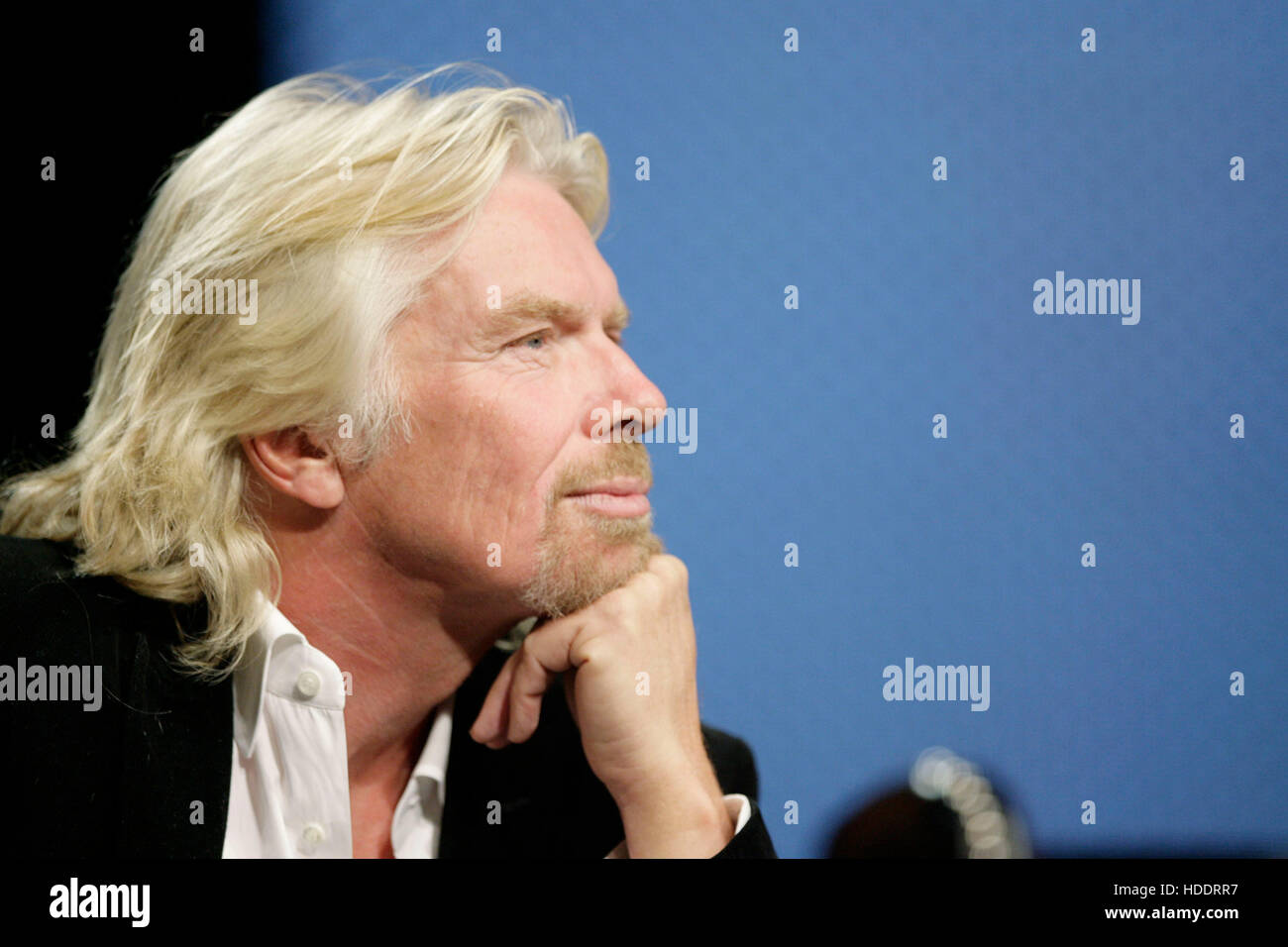 Richard Branson, founder and chairman of Virgin Group Ltd., speaks ...