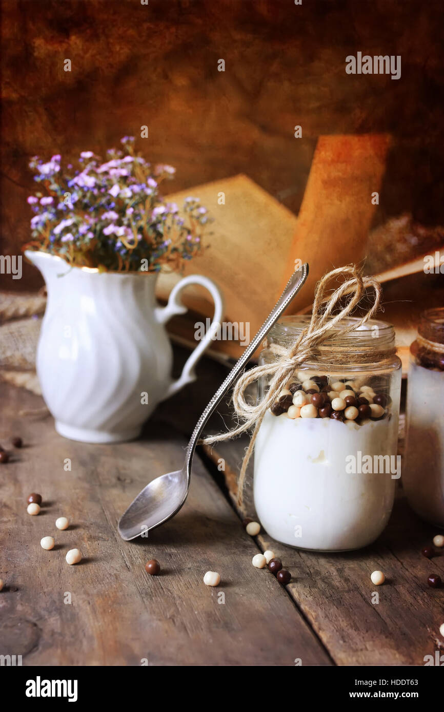 various sweet food vintage elements on old worn backgrounds different ...