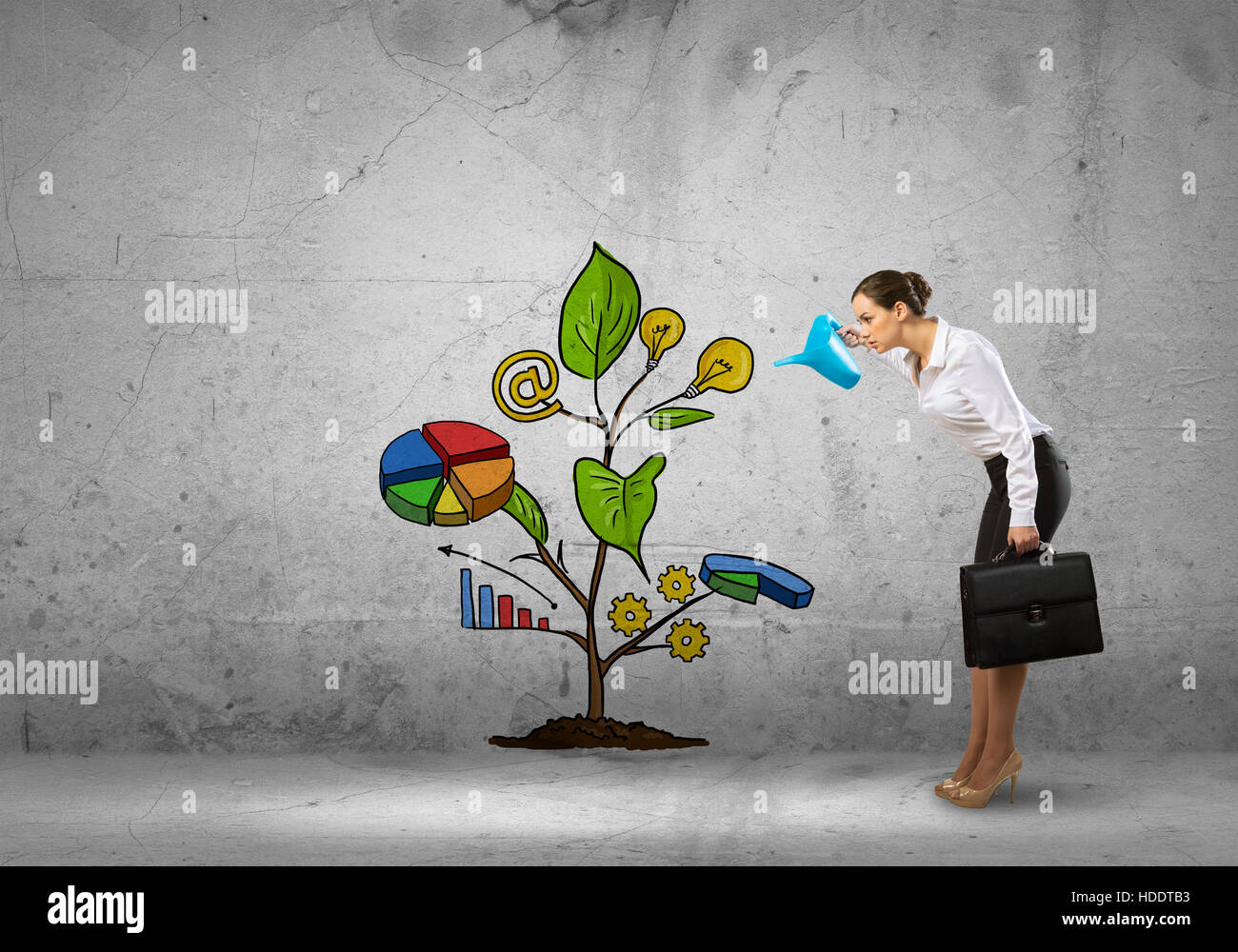 Make your income grow Stock Photo - Alamy