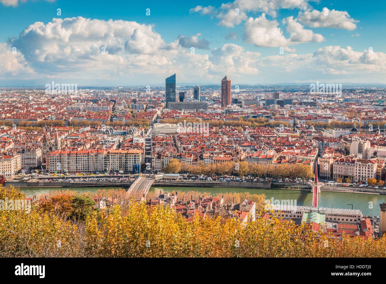 Lyon city view hi-res stock photography and images - Alamy