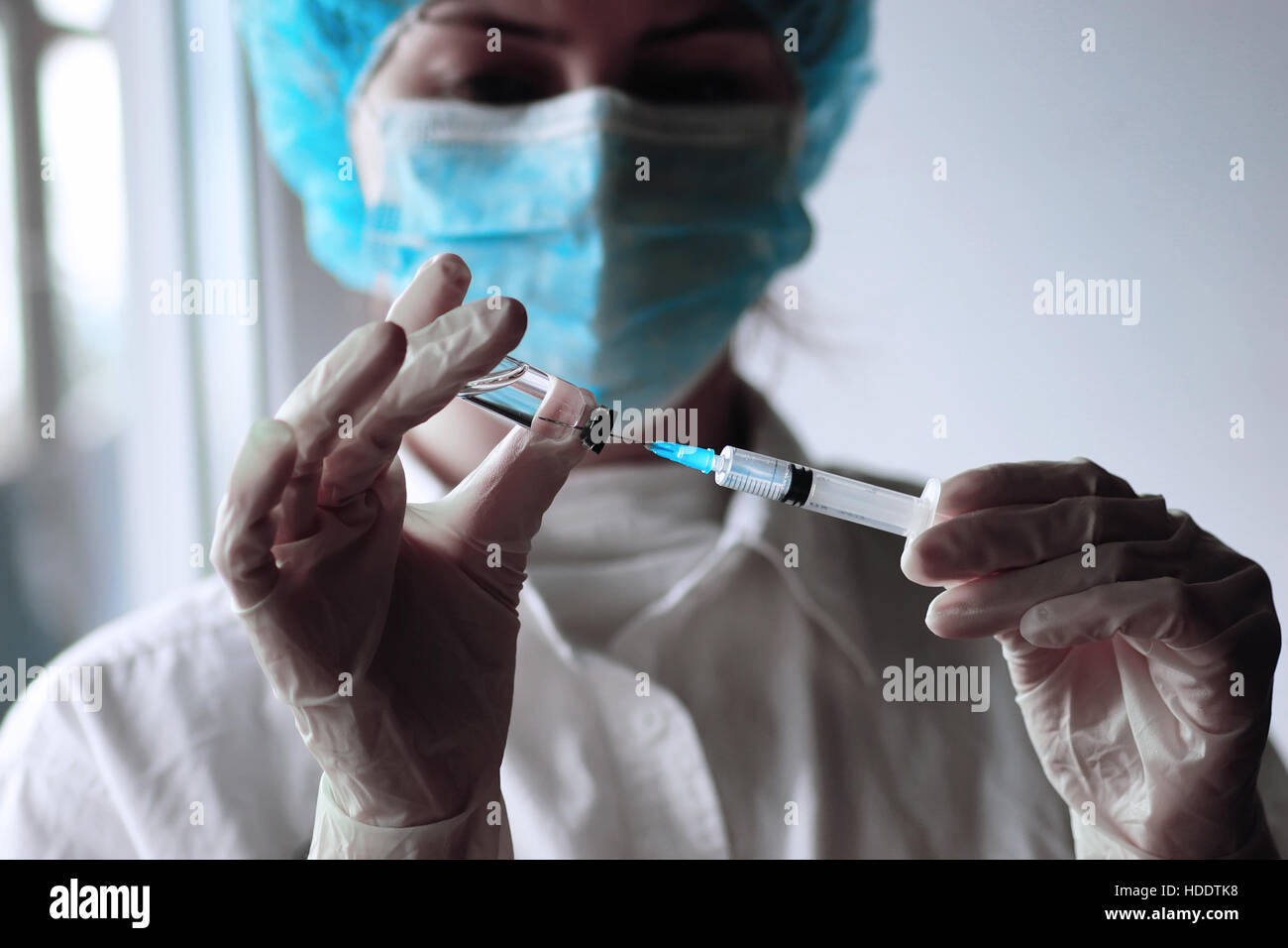 medical equipment tubes and vials for injection and vaccinations Stock ...