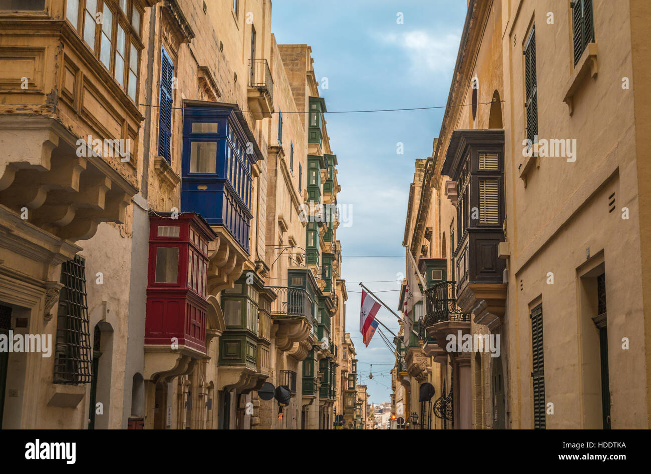 Malta streets hi-res stock photography and images - Alamy