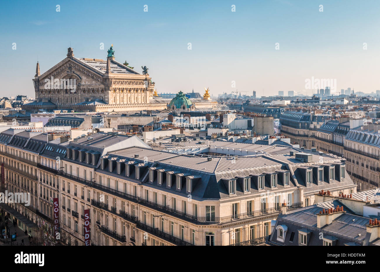 Paris Opera view Stock Photo - Alamy