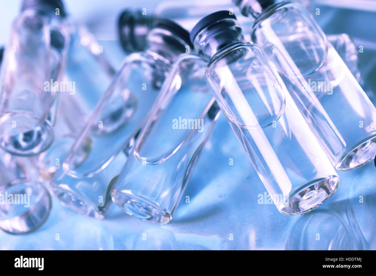 medical equipment tubes and vials for injection and vaccinations Stock ...