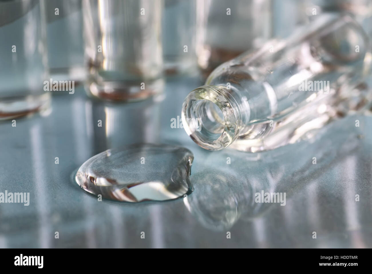 medical equipment tubes and vials for injection and vaccinations Stock ...