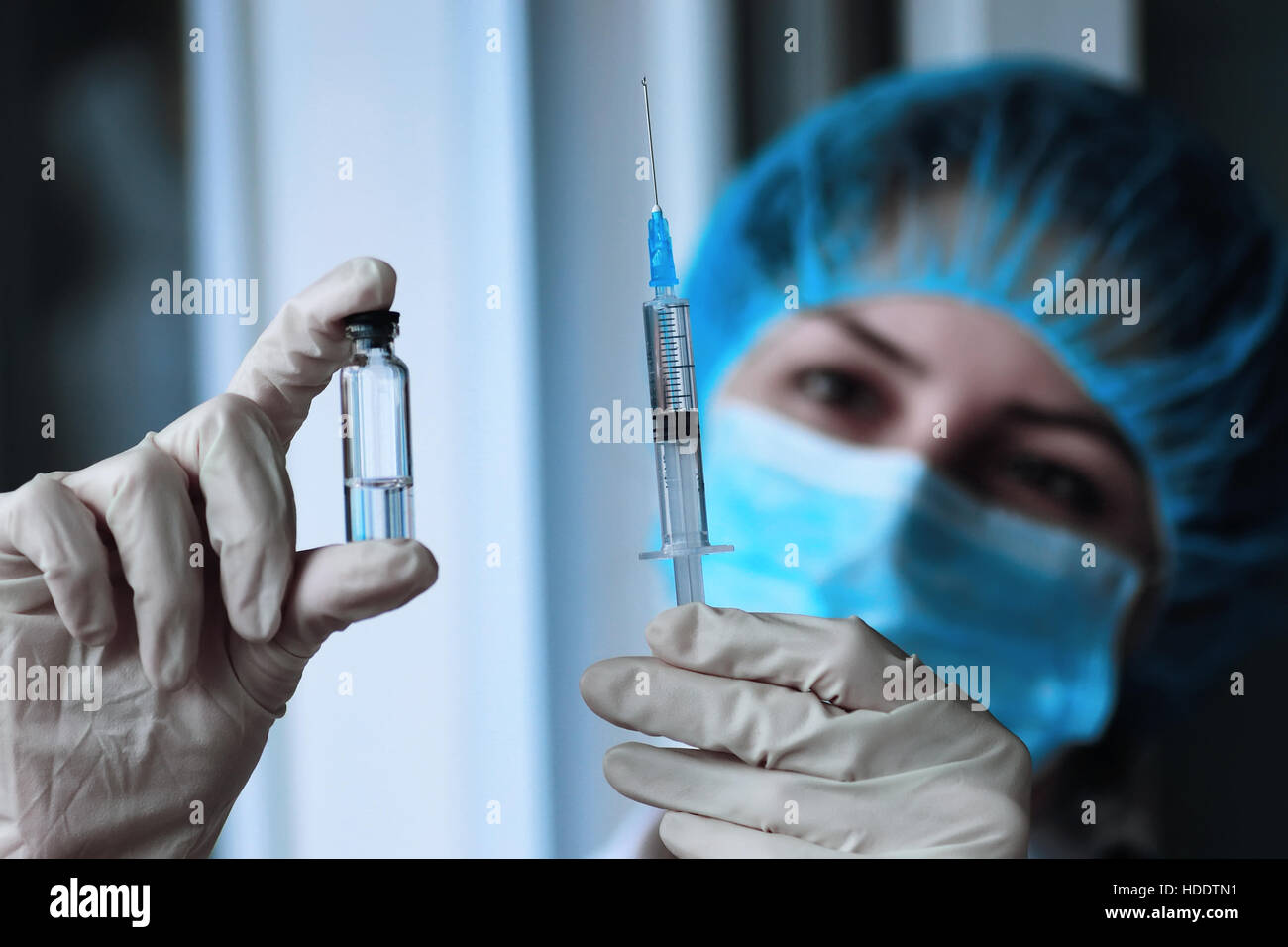 medical equipment tubes and vials for injection and vaccinations Stock ...