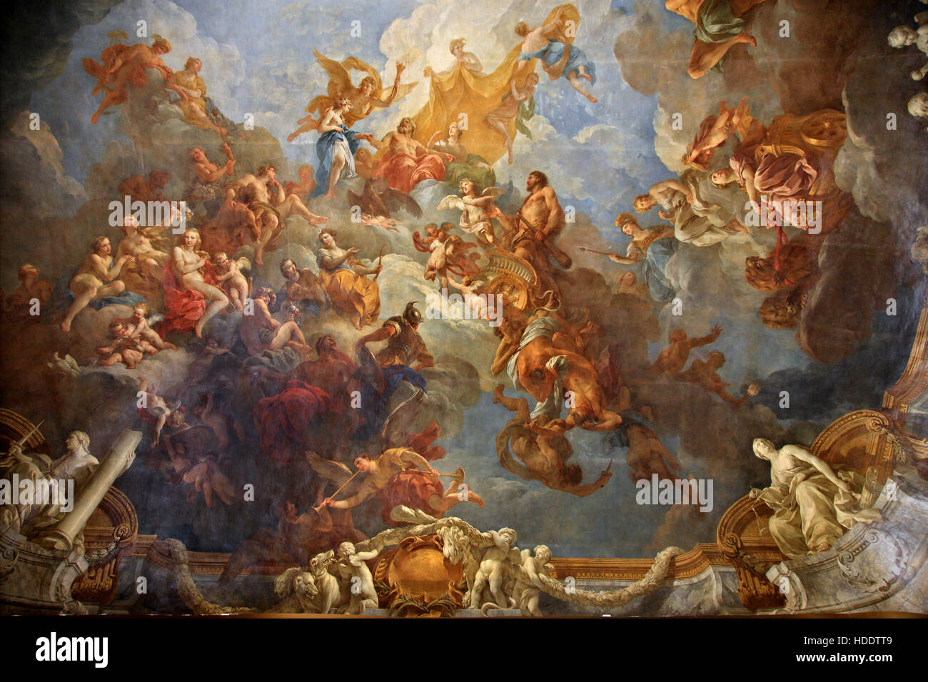 "The Apotheosis of Hercules" by Francois Lemoyne in "Hercules Room" in ...
