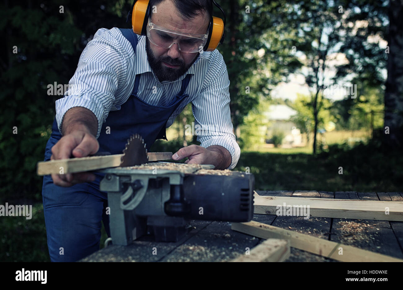 desktop items, and the process of preparation of wood for sawing and ...