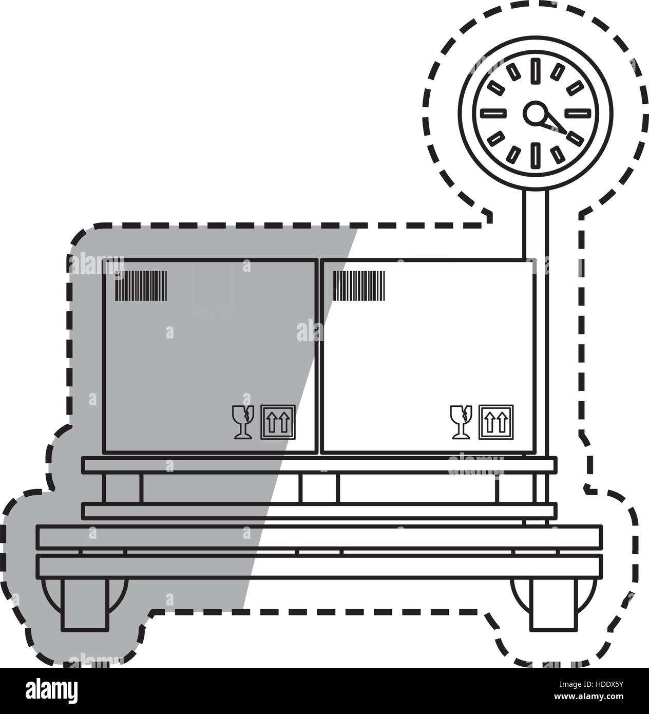 Cargo weight balance Stock Vector Image & Art - Alamy