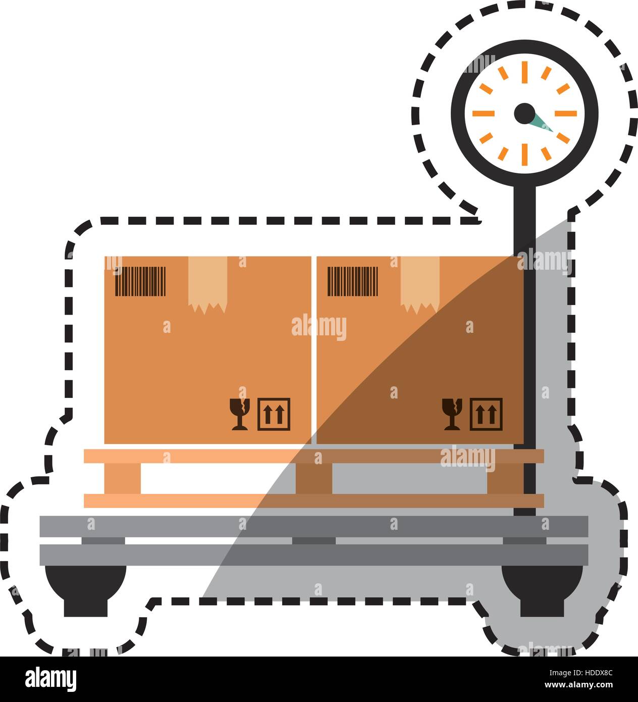 Cargo weight balance Stock Vector Image & Art - Alamy