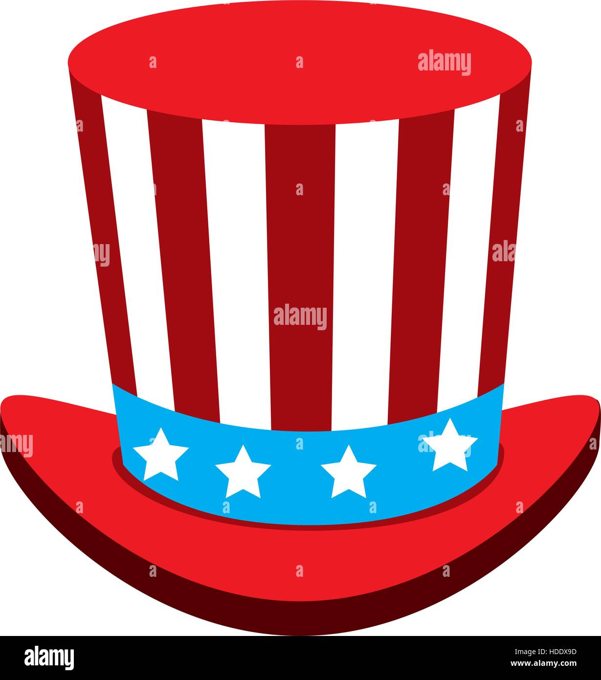 united states of america hat vector illustration design Stock Vector ...