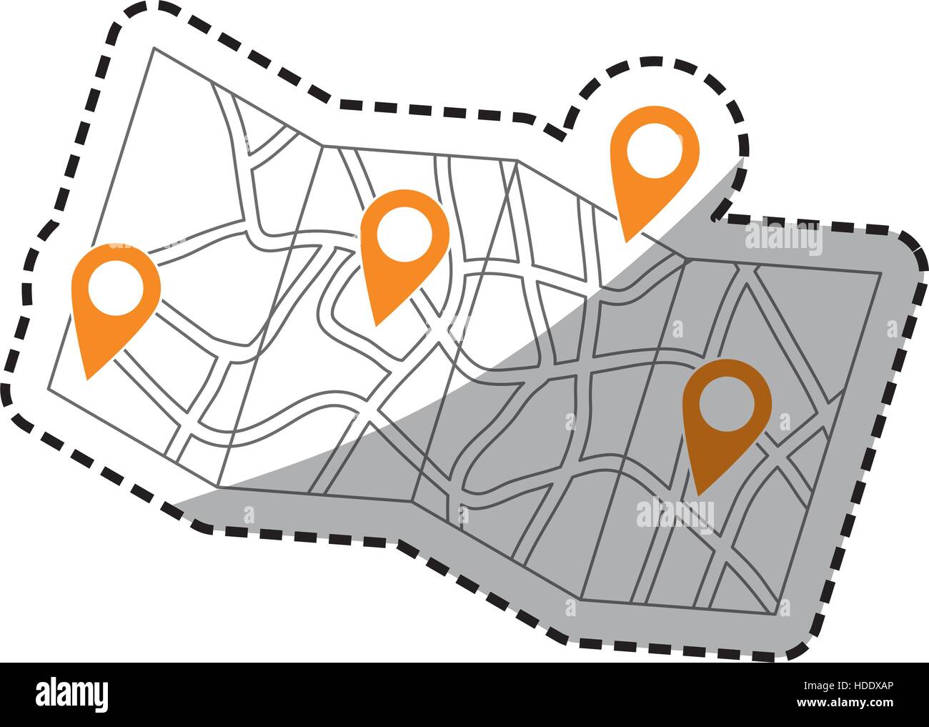 Map location marker Stock Vector Image & Art - Alamy