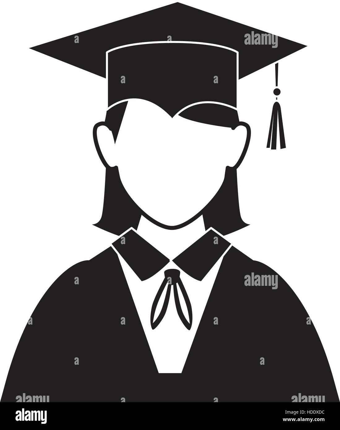 student graduation uniform icon vector illustration design Stock Vector ...