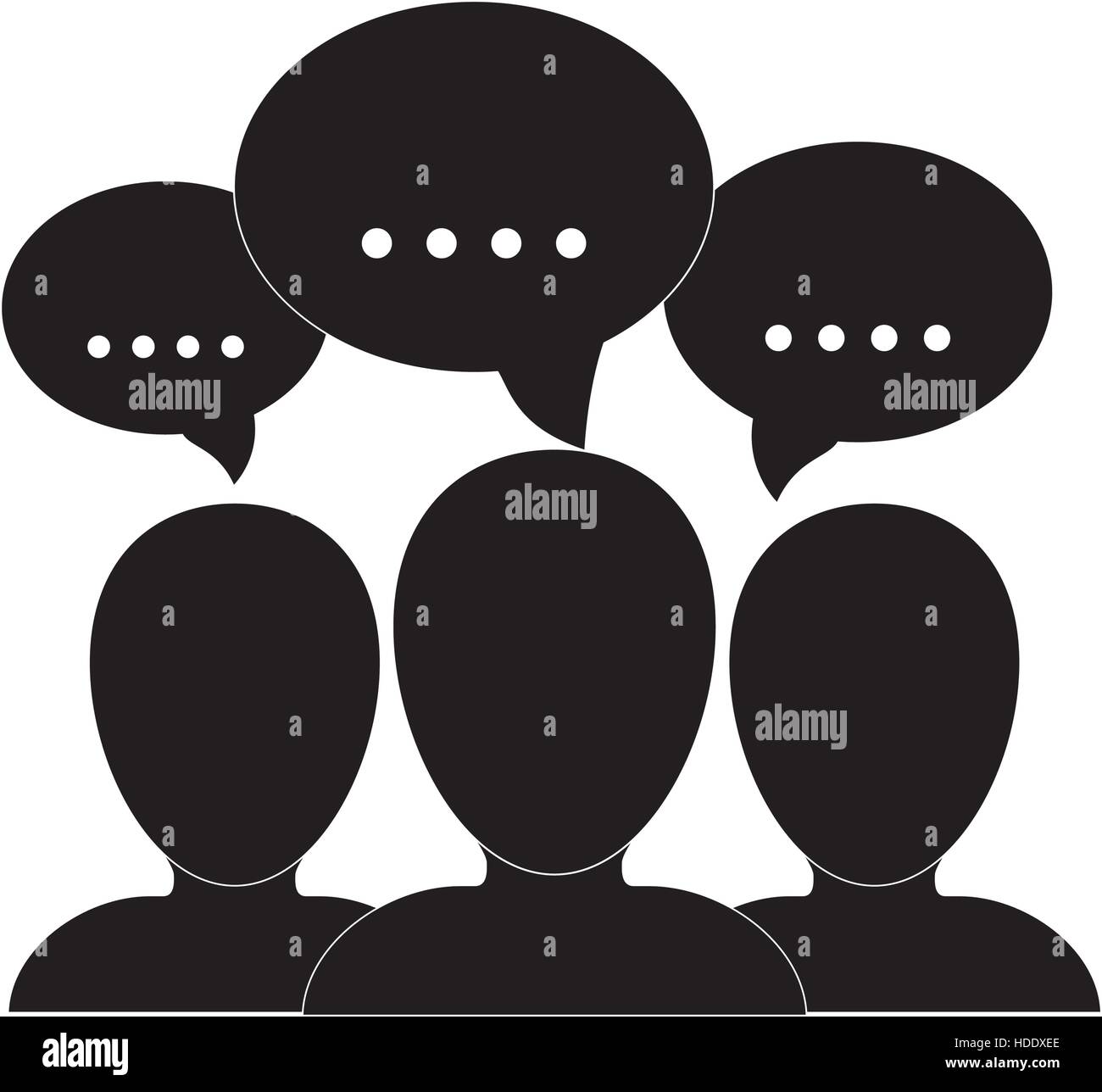 People talking pictogram Stock Vector Image & Art - Alamy