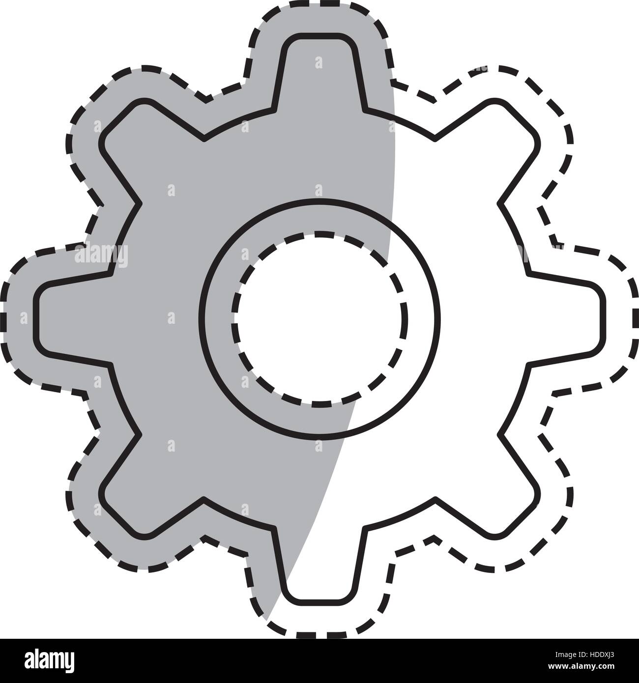 Isolated gear symbol Stock Vector Image & Art - Alamy