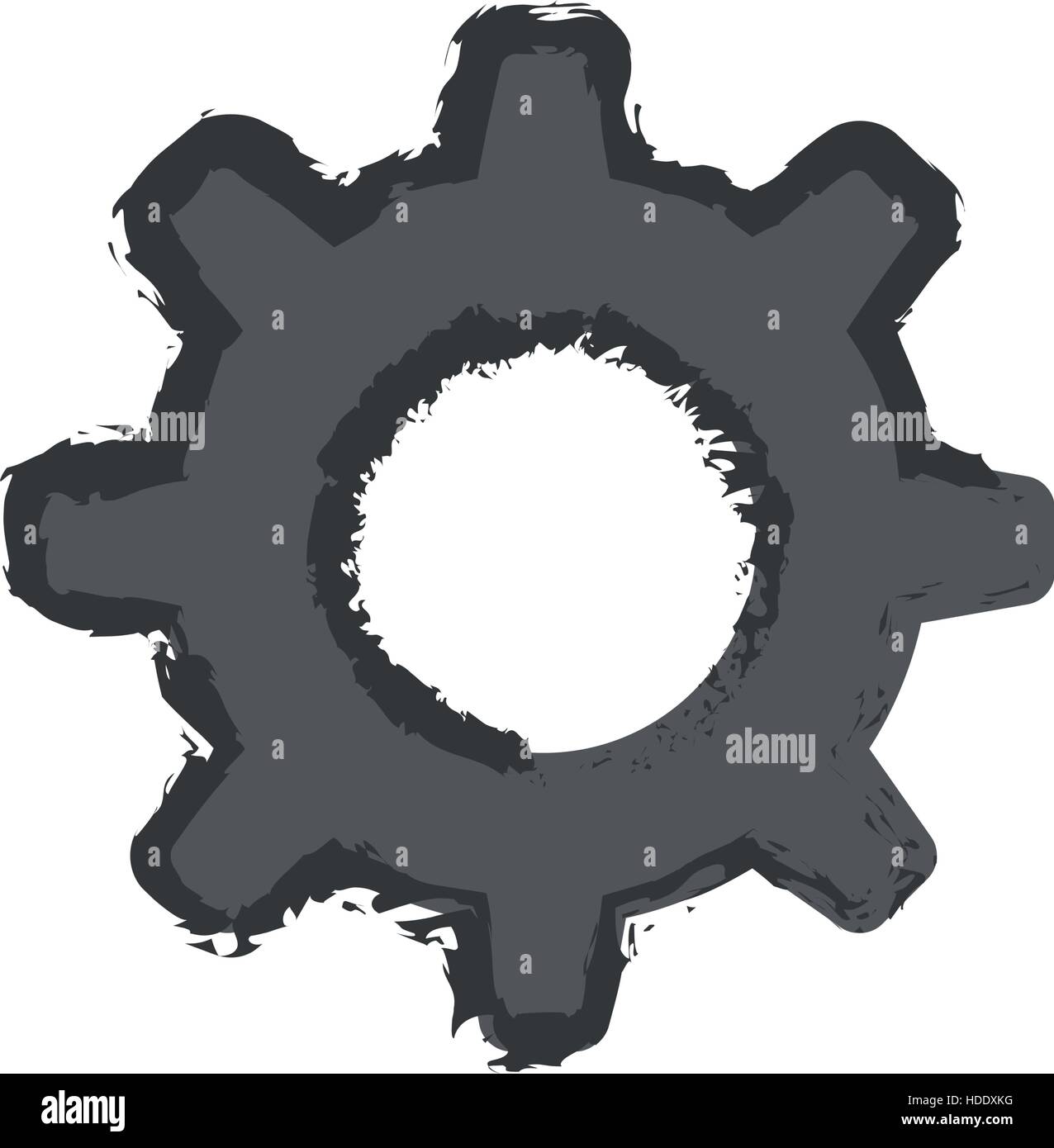 Isolated gear symbol Stock Vector Image & Art - Alamy