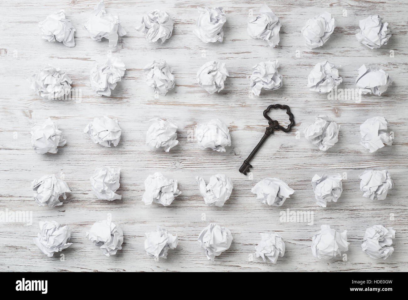 Finding key to success Stock Photo - Alamy