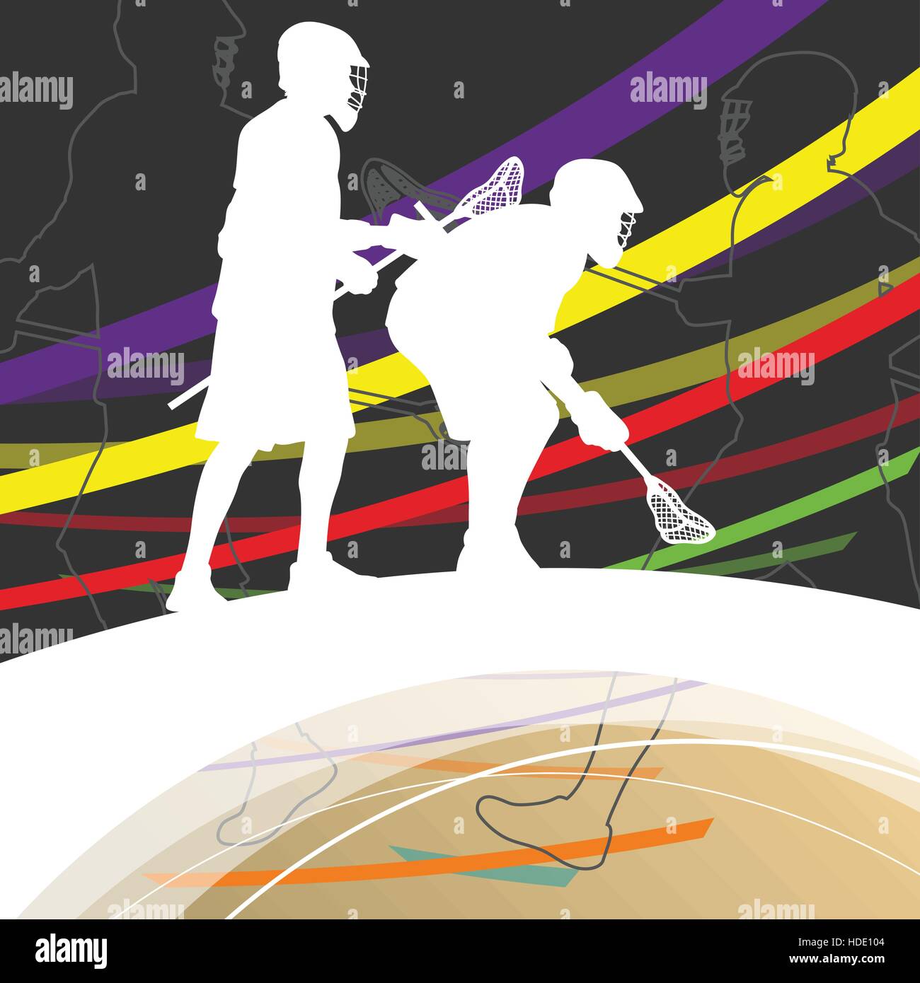 University team lacrosse Stock Vector Images - Alamy
