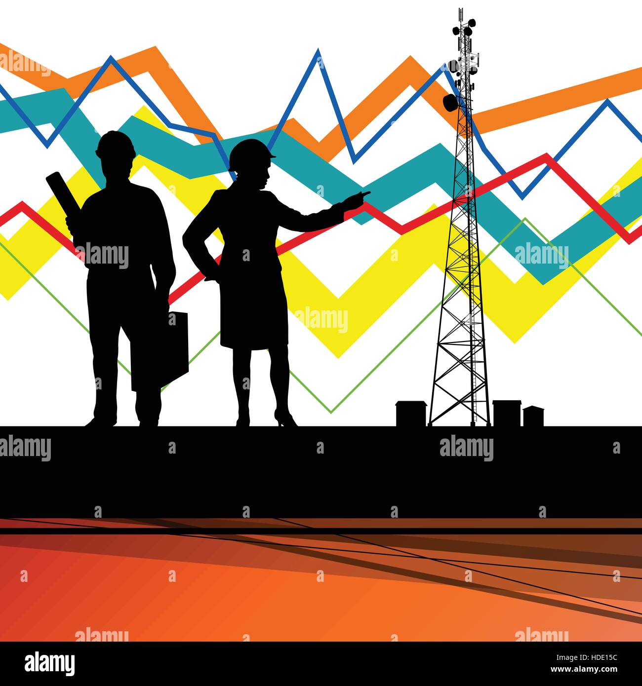 Broadcast engineering Stock Vector Images - Alamy