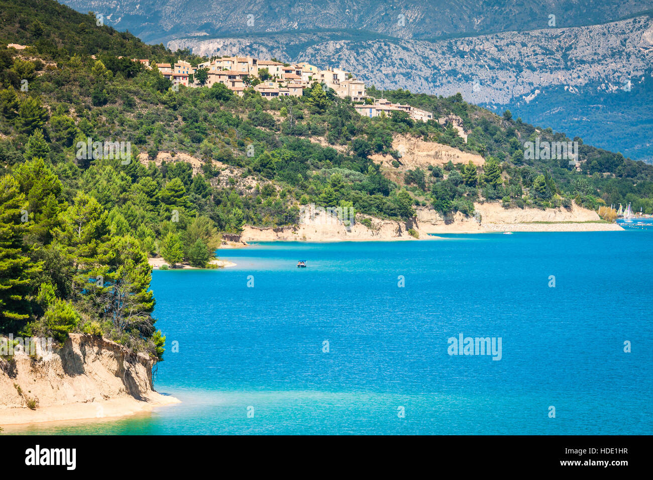 St Croix Lake, Les Gorges du Verdon, Provence, France Stock Photo - Alamy