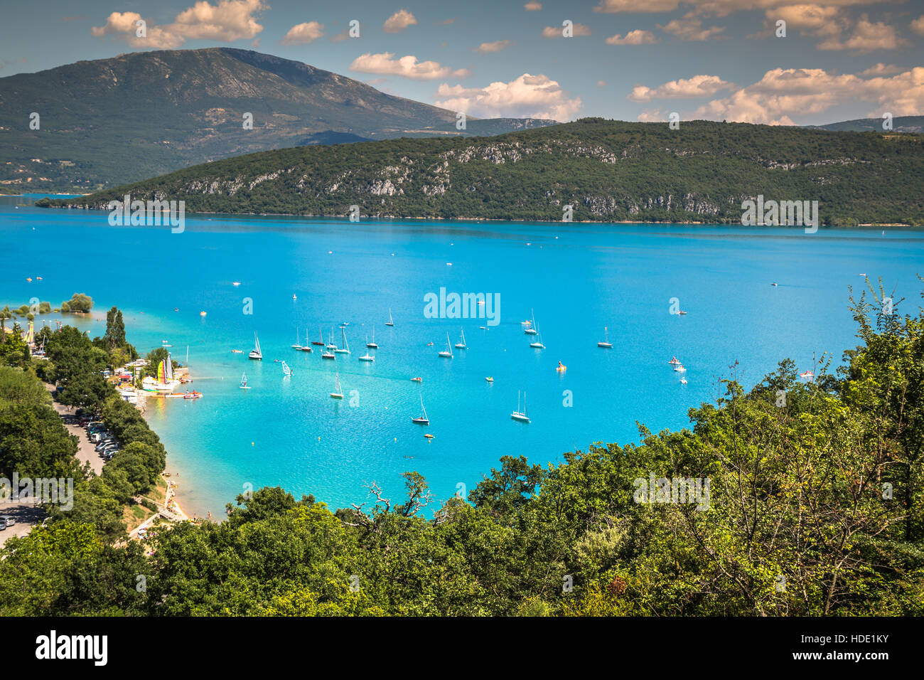 St Croix Lake, Les Gorges du Verdon, Provence, France Stock Photo - Alamy