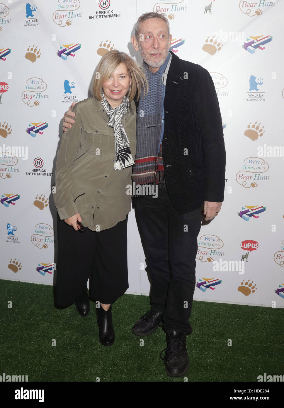 Michael Rosen and his wife Emma-Louise Williams attend a screening of ...