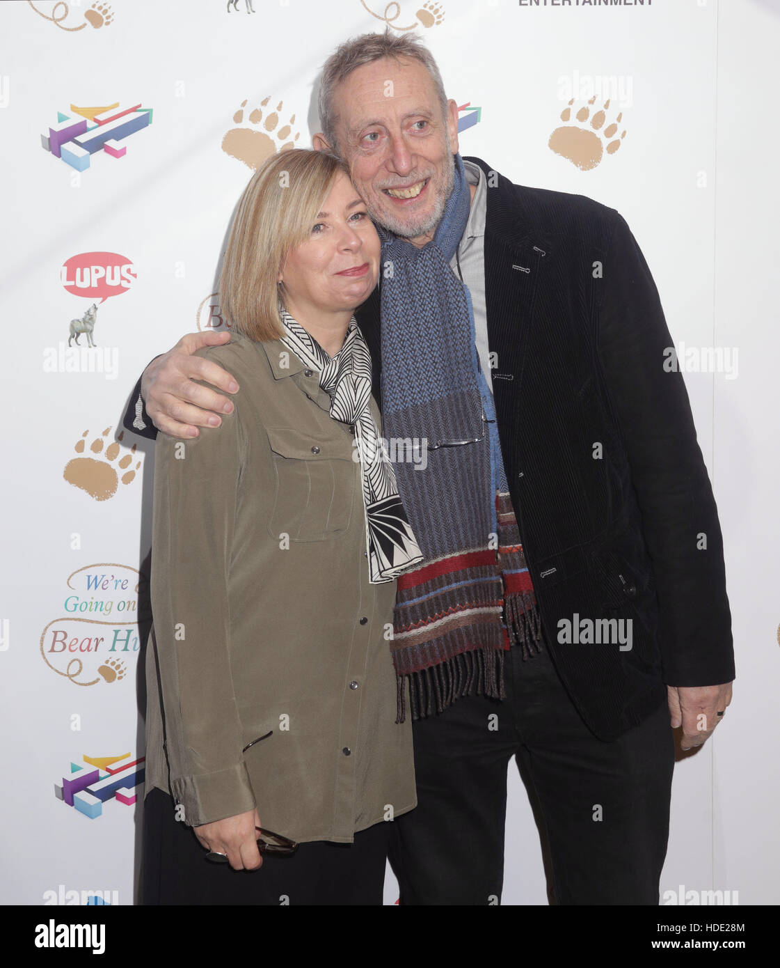 Michael Rosen and his wife Emma-Louise Williams attend a screening of ...