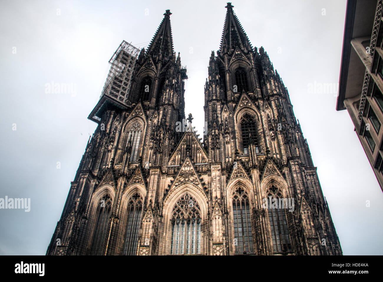 The cathedral of Cologne, called the Dom, is one of the most majestic ...
