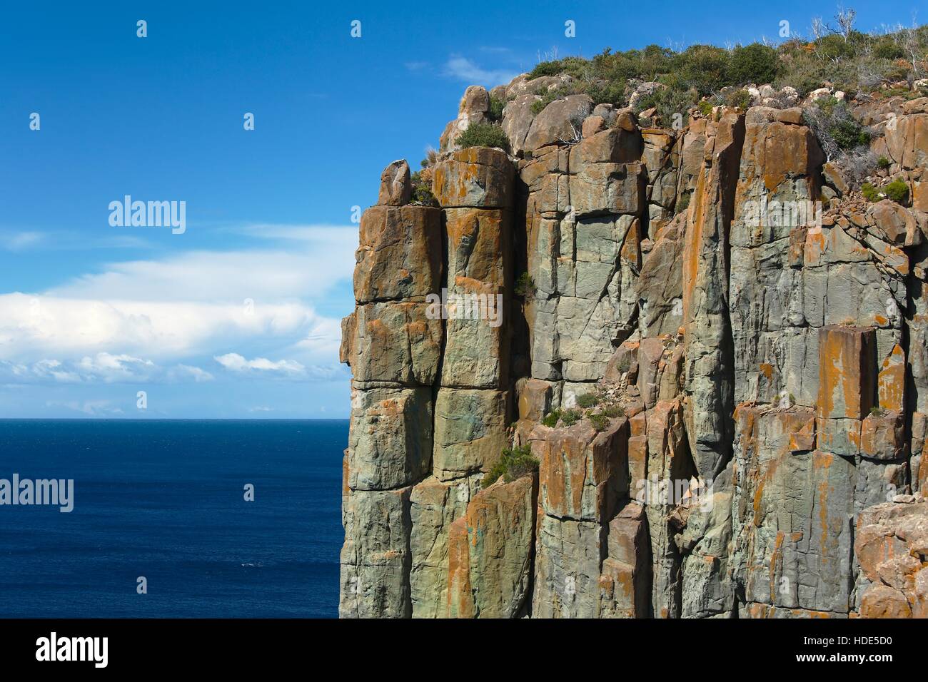 Rugged coastline cliffs Stock Photo - Alamy