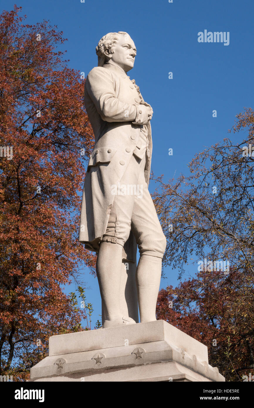 Granite Standing figure (over life-size) of Alexander Hamilton is a ...