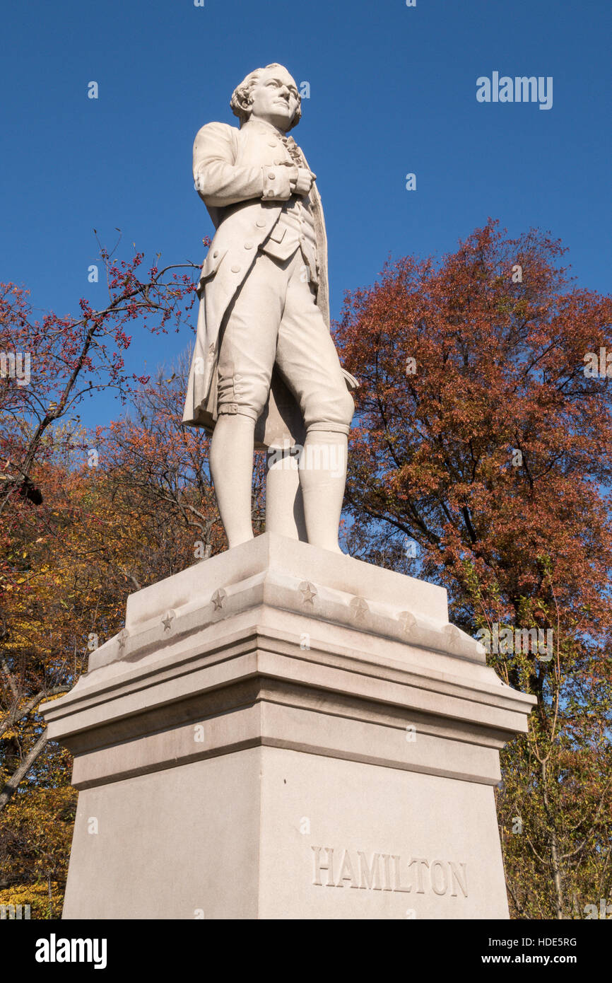 Granite Standing figure (over life-size) of Alexander Hamilton is a ...