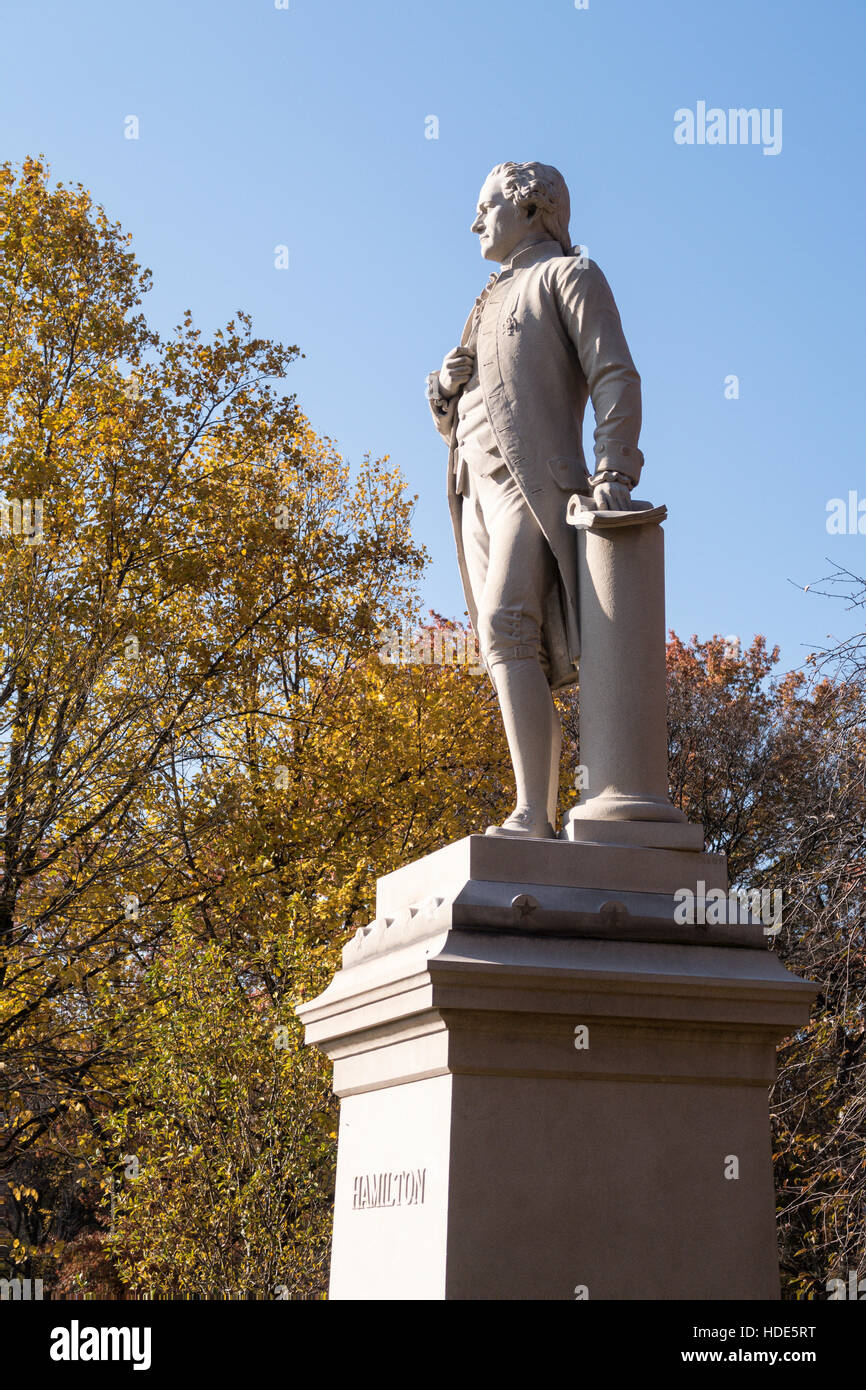 Granite Standing figure (over life-size) of Alexander Hamilton is a ...