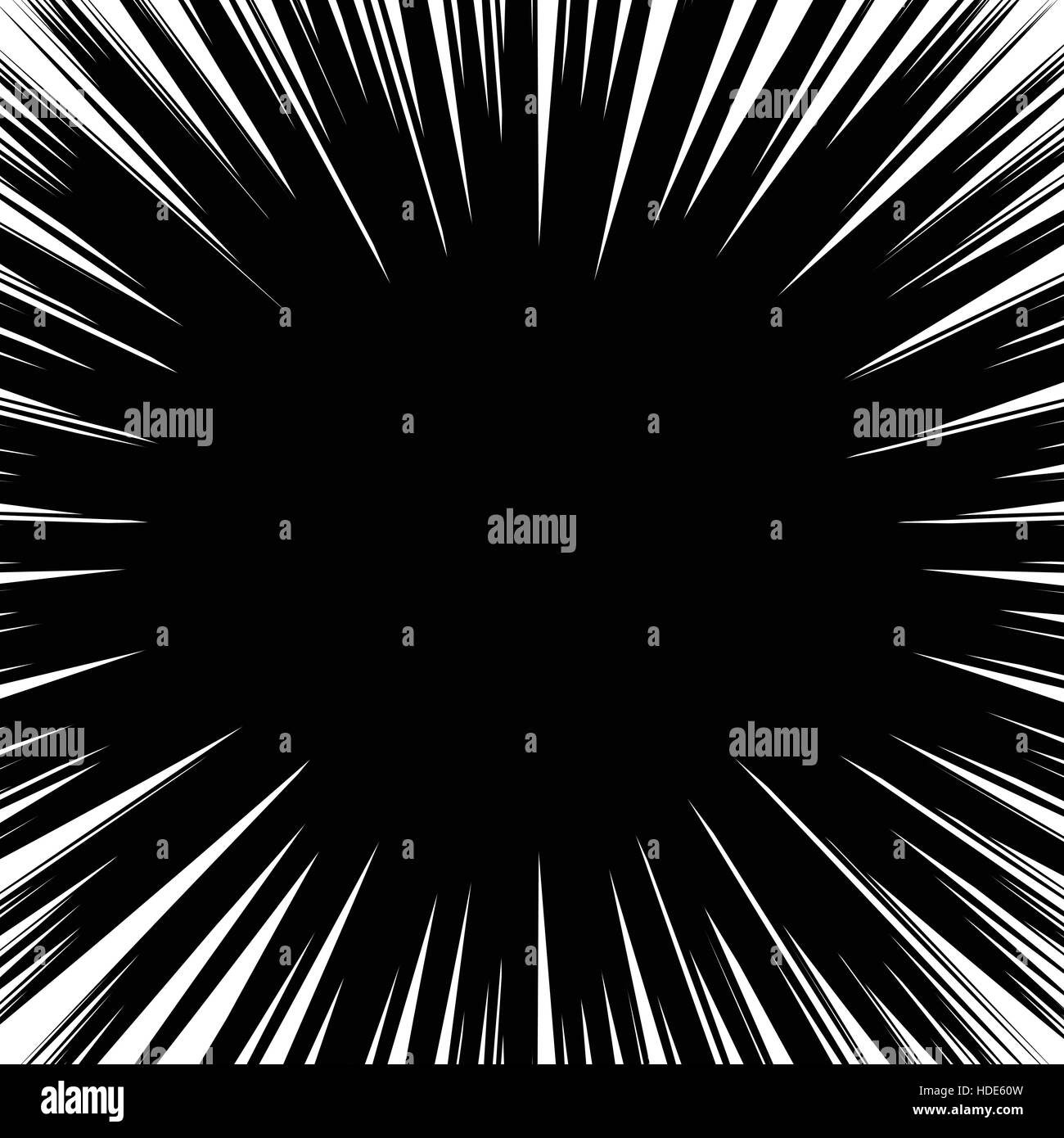 Abstract irregular explosion, blast effect. radial - radiating lines ...