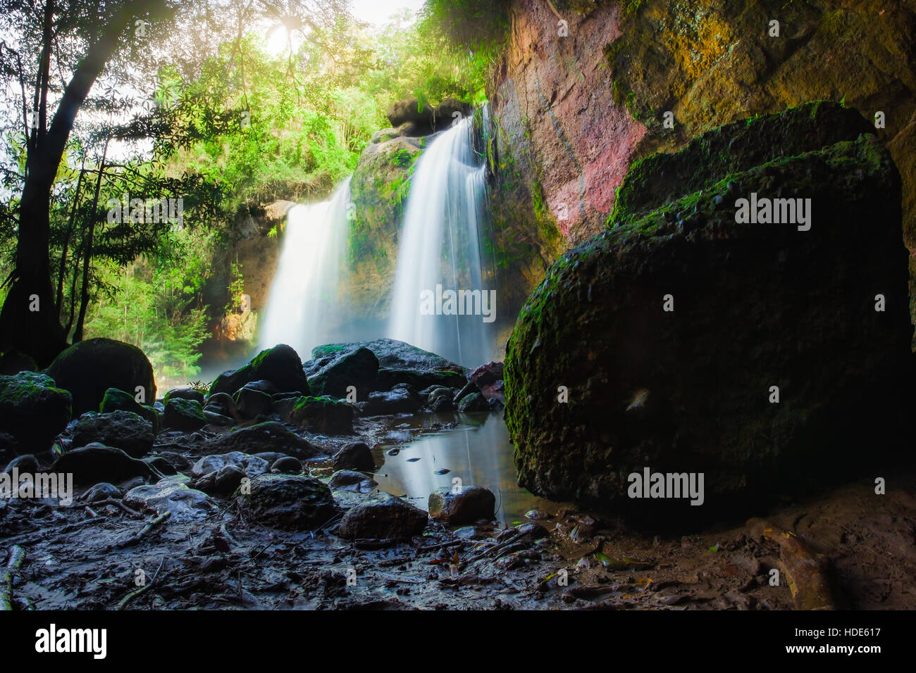 Haew suwat waterfall in khao hi-res stock photography and images - Alamy