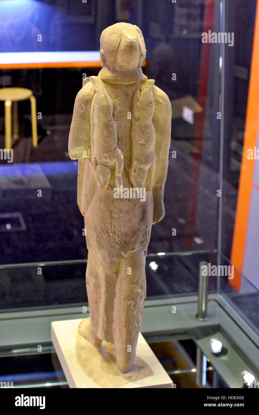 Cypriot limestone hunter from Naukratis Egypt two boars and two hares ...
