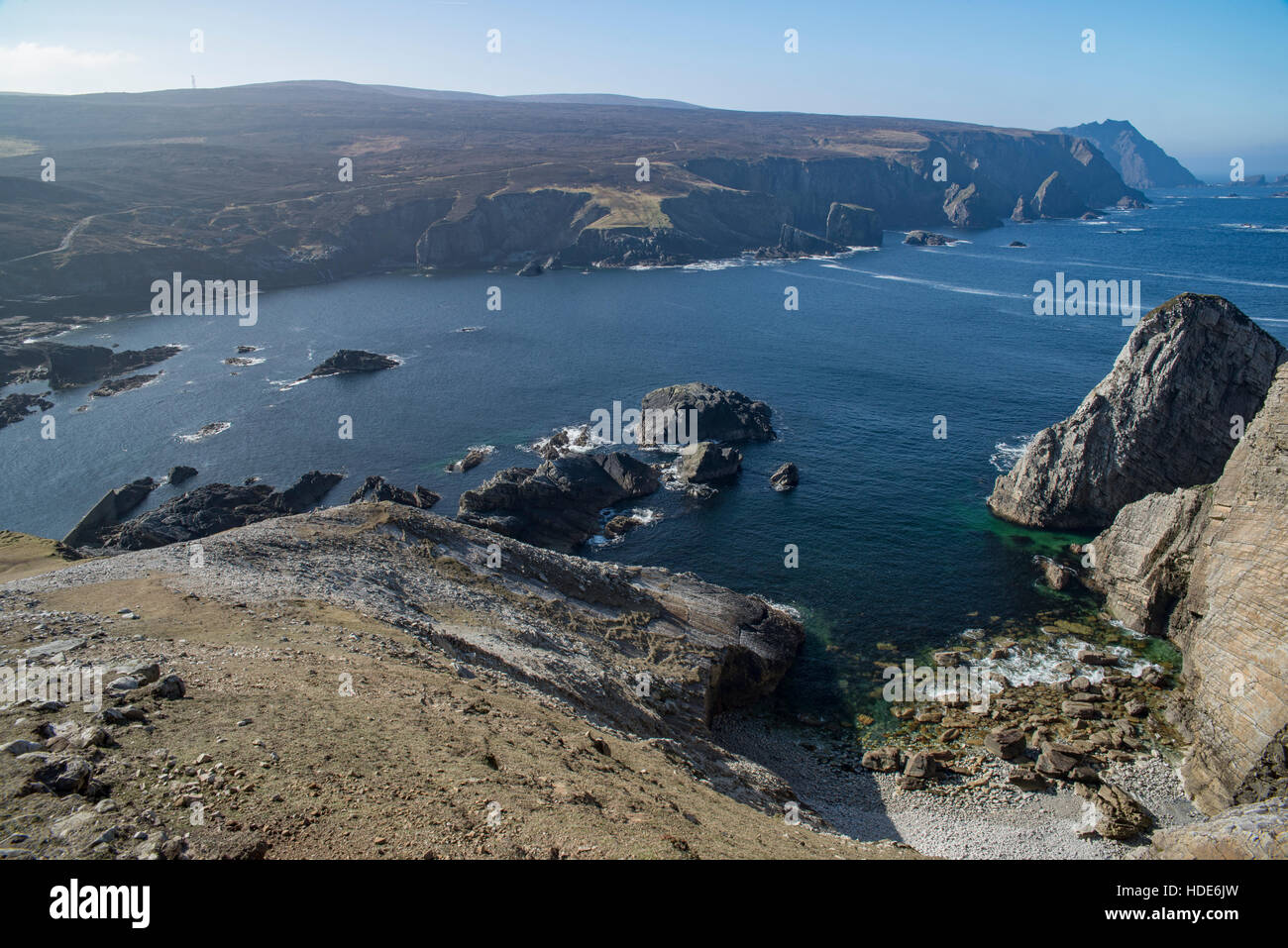 Spectacular coast of county Donegal. An Port Stock Photo - Alamy