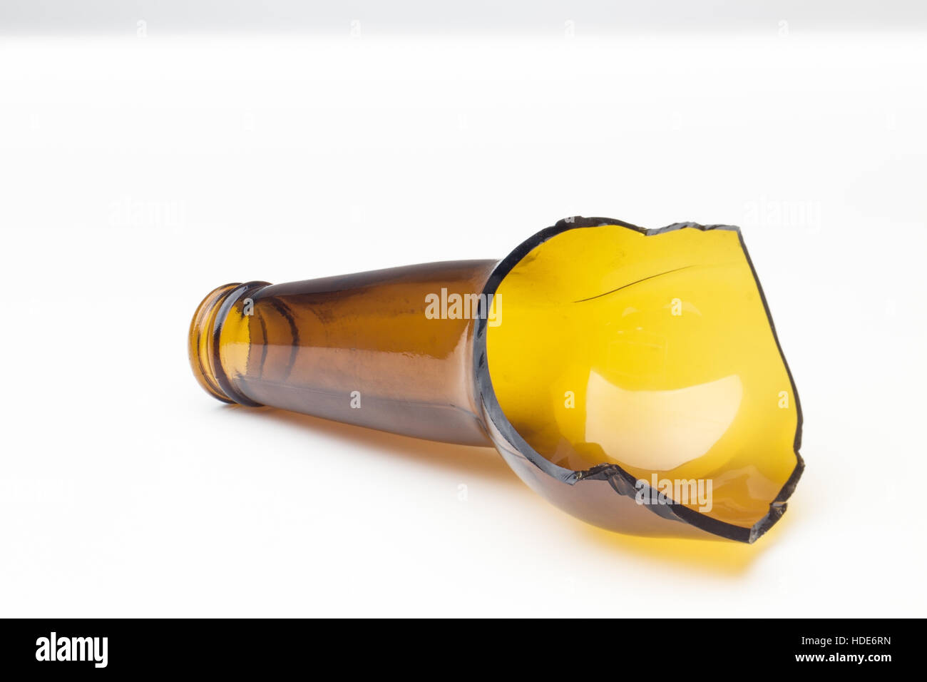 Smashed shattered broken glass bottle hi-res stock photography and ...