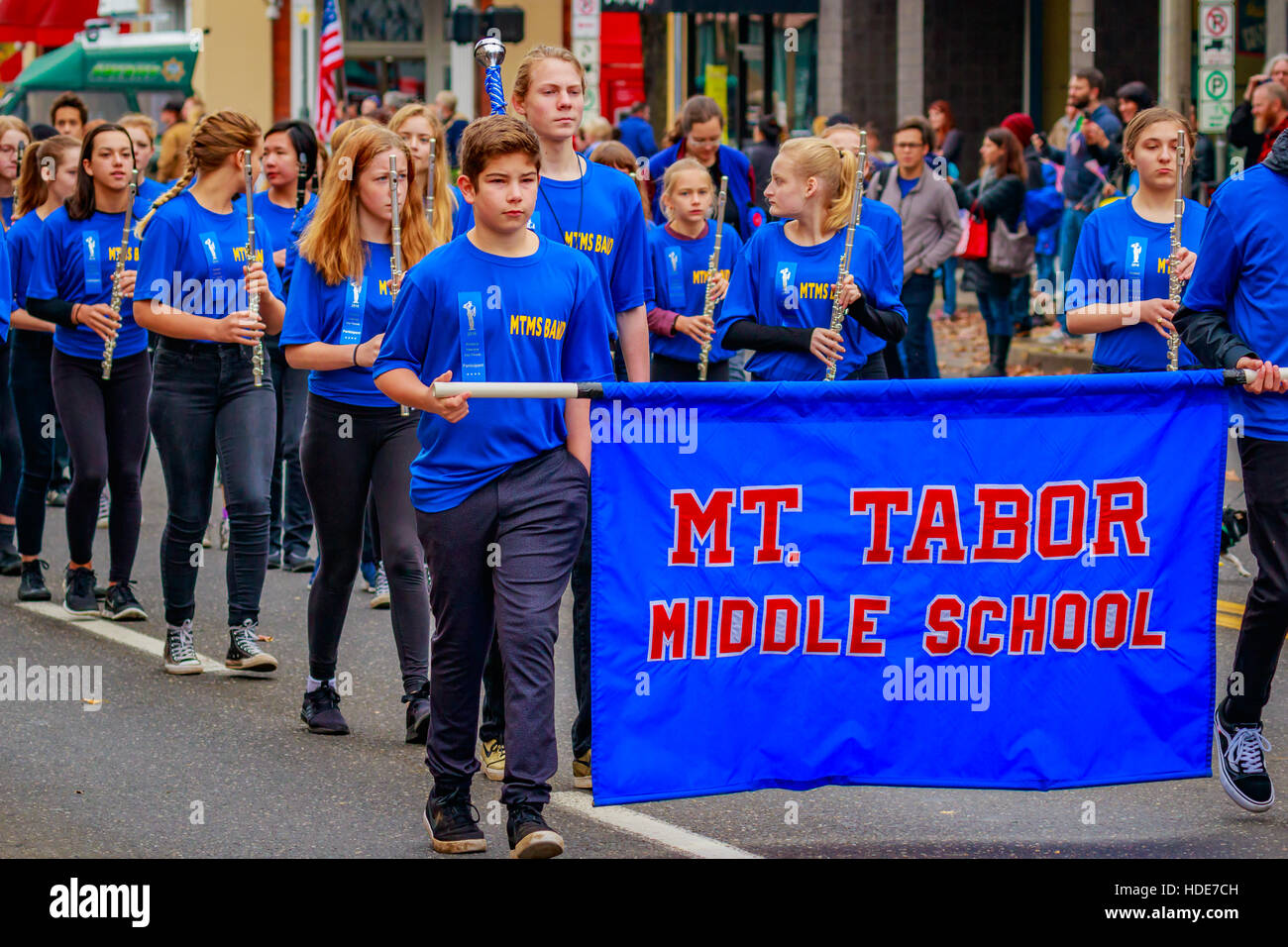 Mt tabor middle school marching band hi-res stock photography and ...