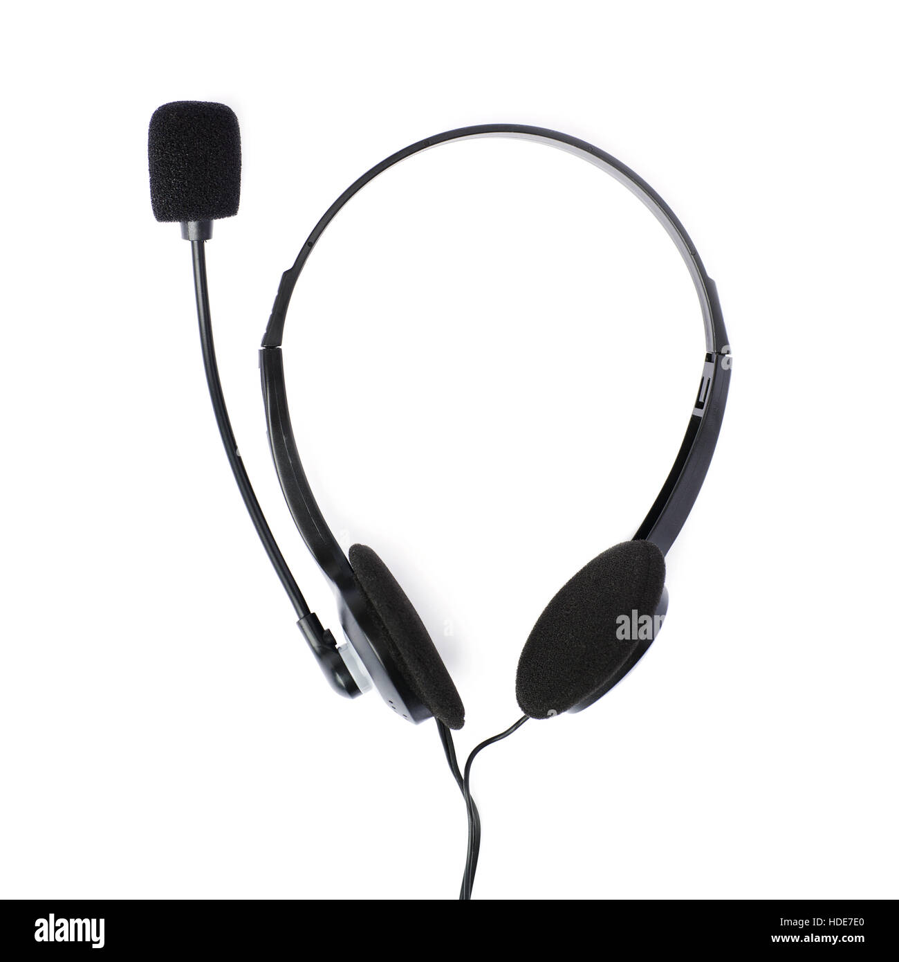 Computer headphone communication customer Cut Out Stock Images ...