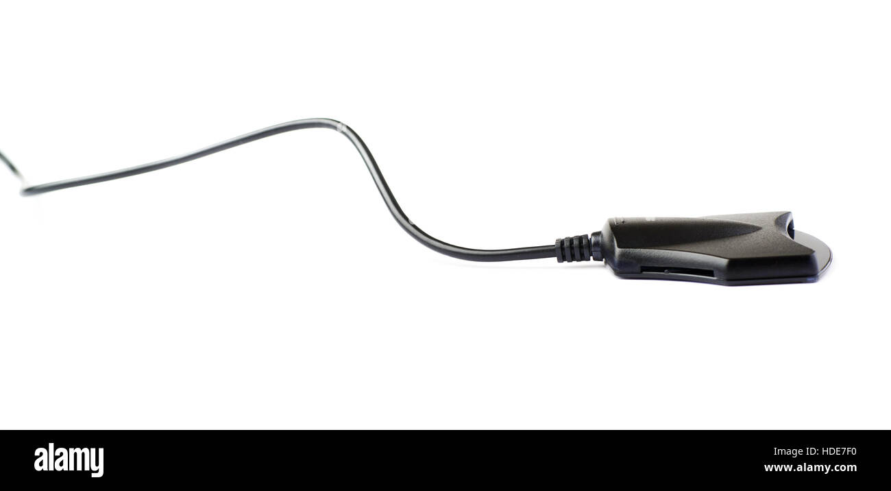 Identity authentication card reader isolated over white background ...