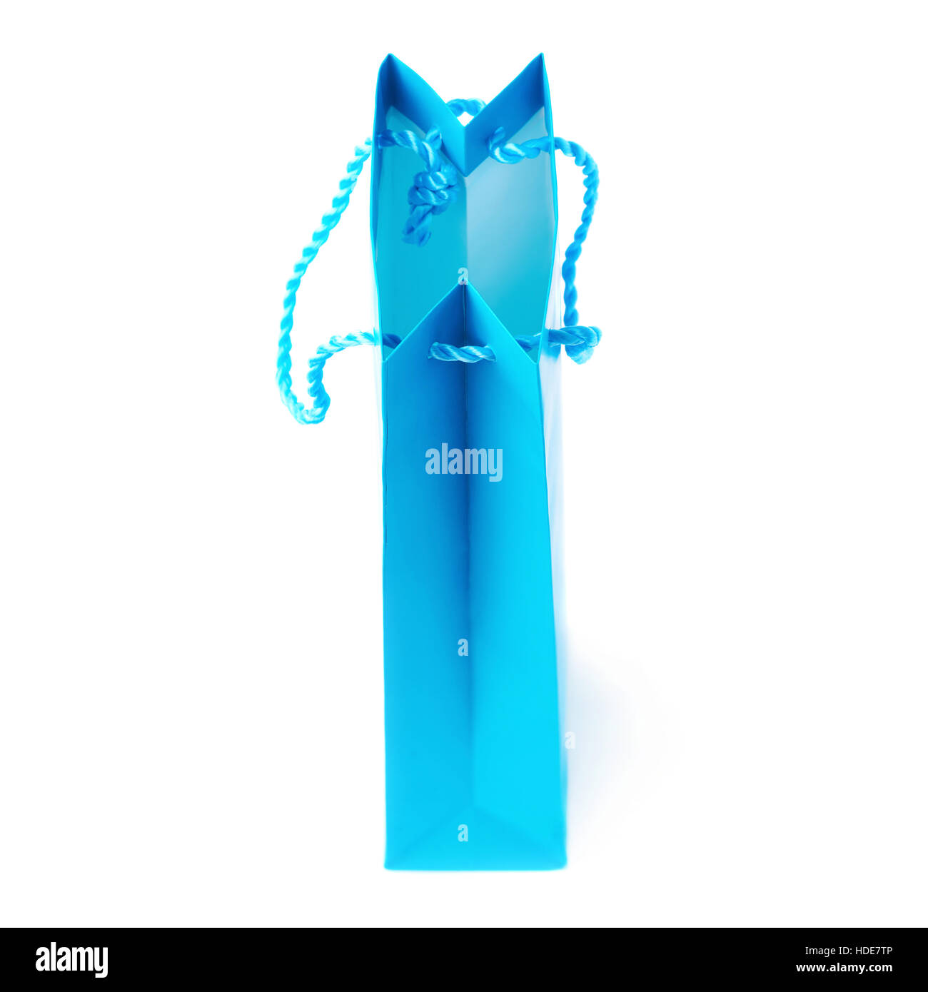 Shopping or gift bag isolated over the white background Stock Photo - Alamy