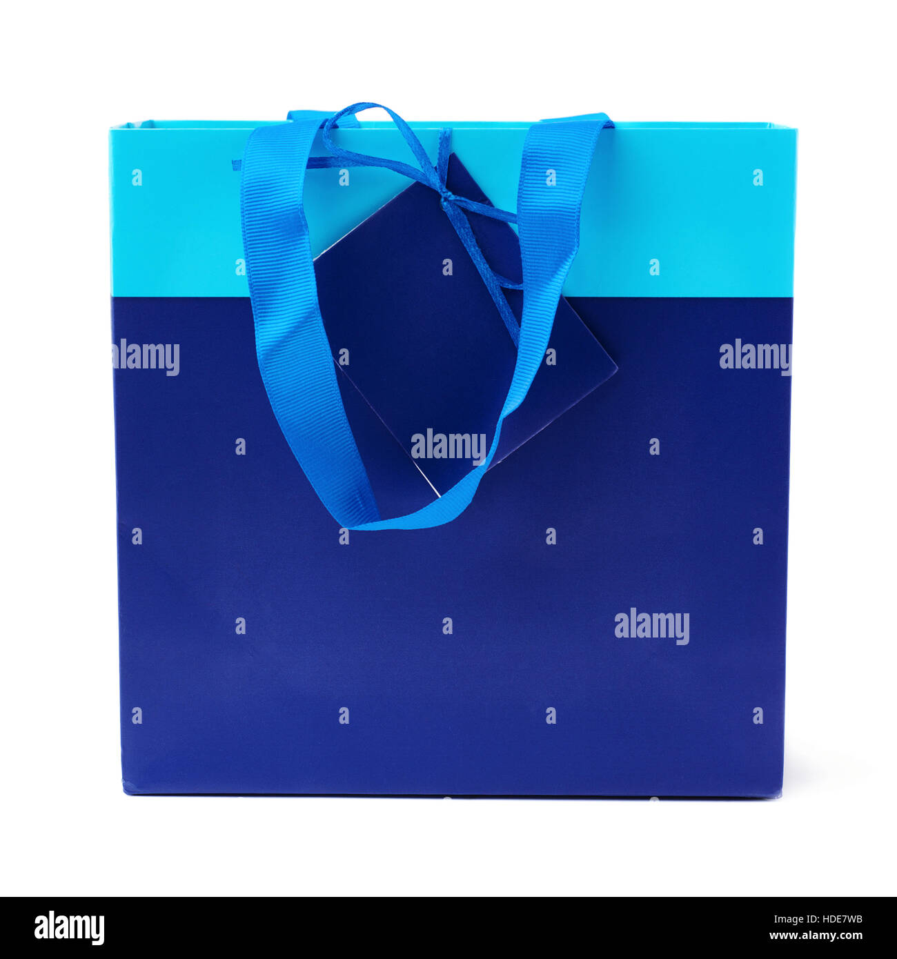 Shopping or gift bag isolated over the white background Stock Photo - Alamy