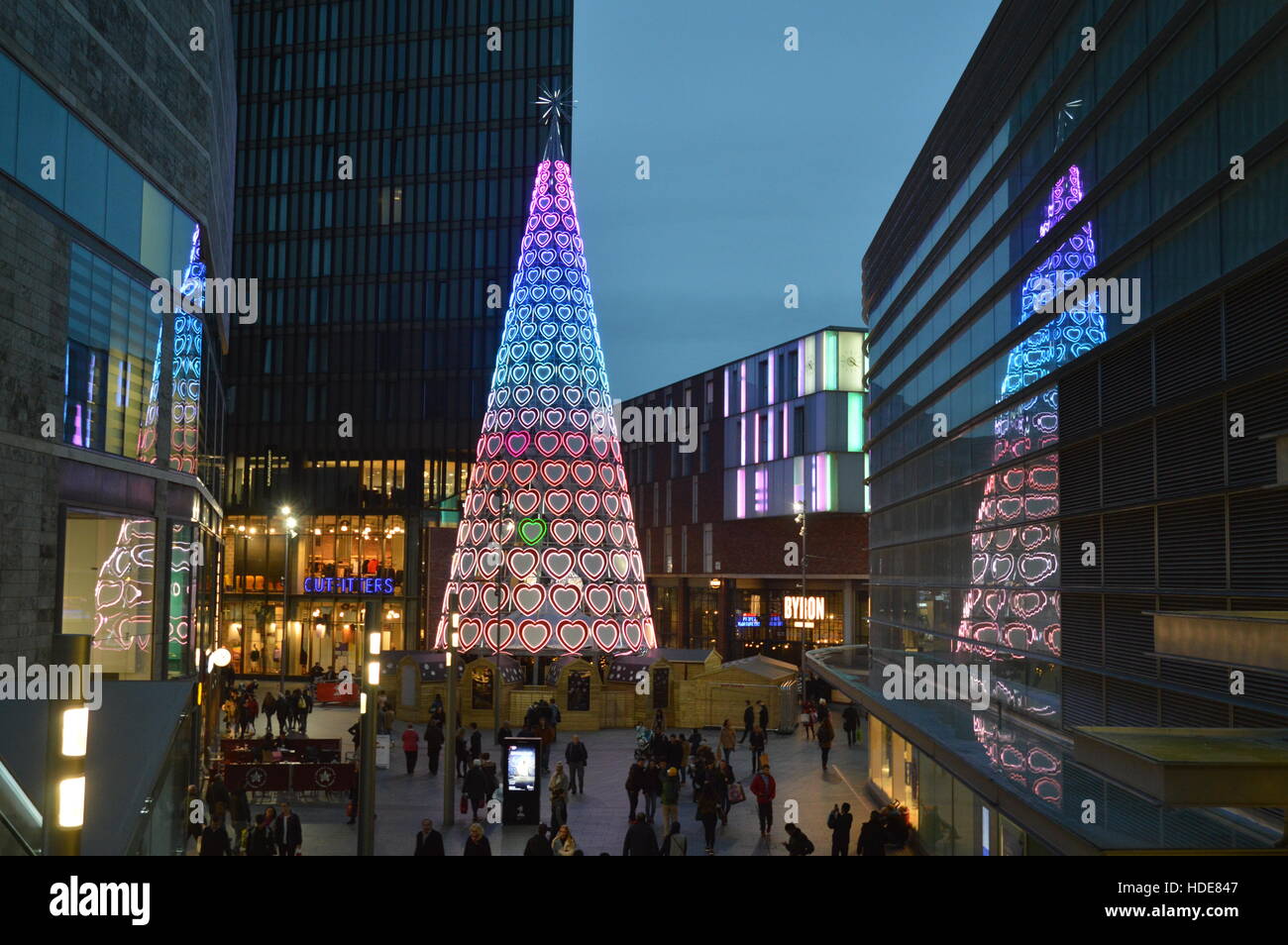 Liverpool one christmas tree hi-res stock photography and images - Alamy